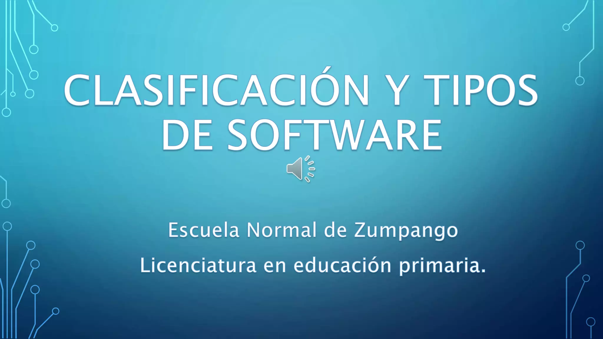 Clasificación y tipos de software | PPTX