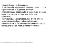 CLASIFICACION de traumatología para residente | PPTX