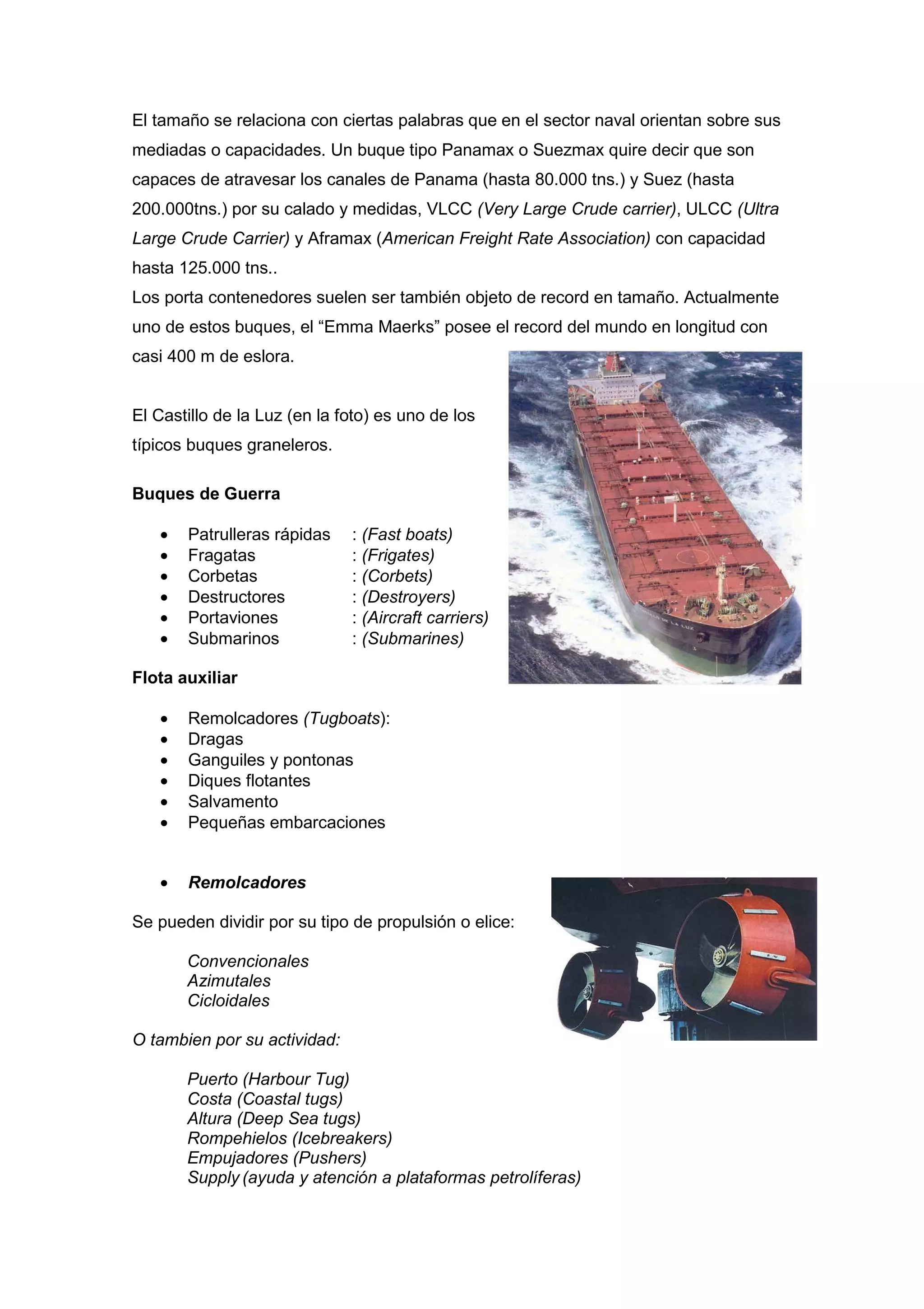 Clasificacion y-tipos-de-barcos1 | PDF