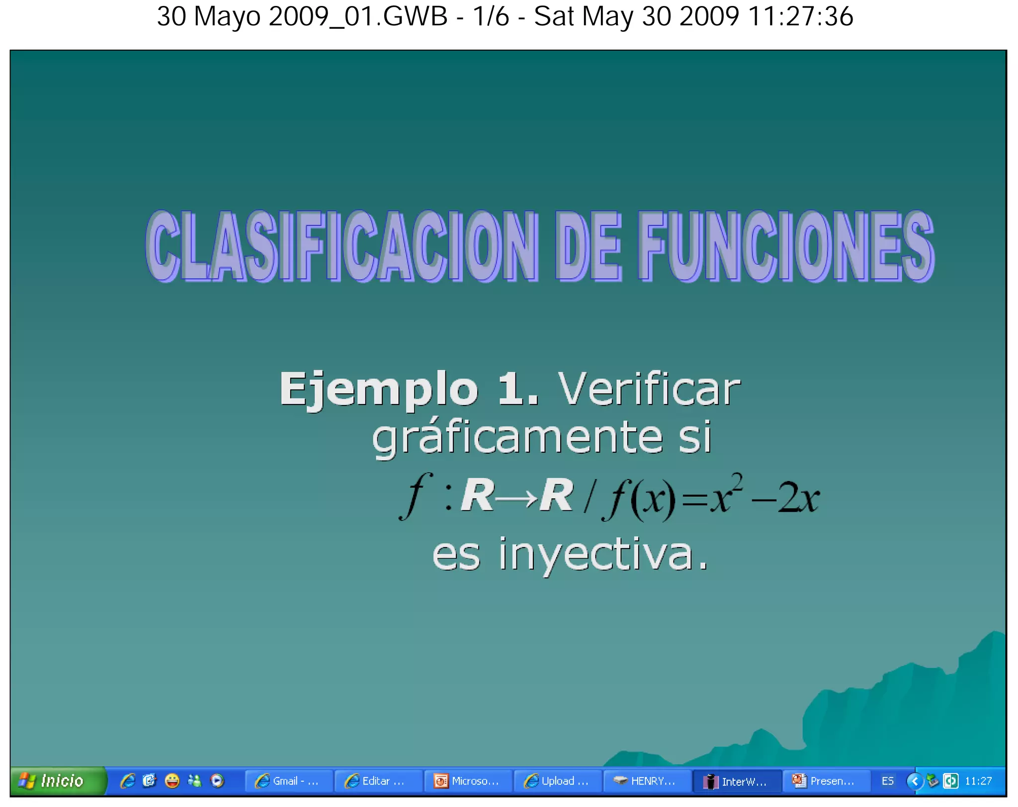 Clasificacion de funciones | PDF