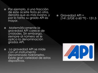 Clasificacion aceites crudos | PPTX