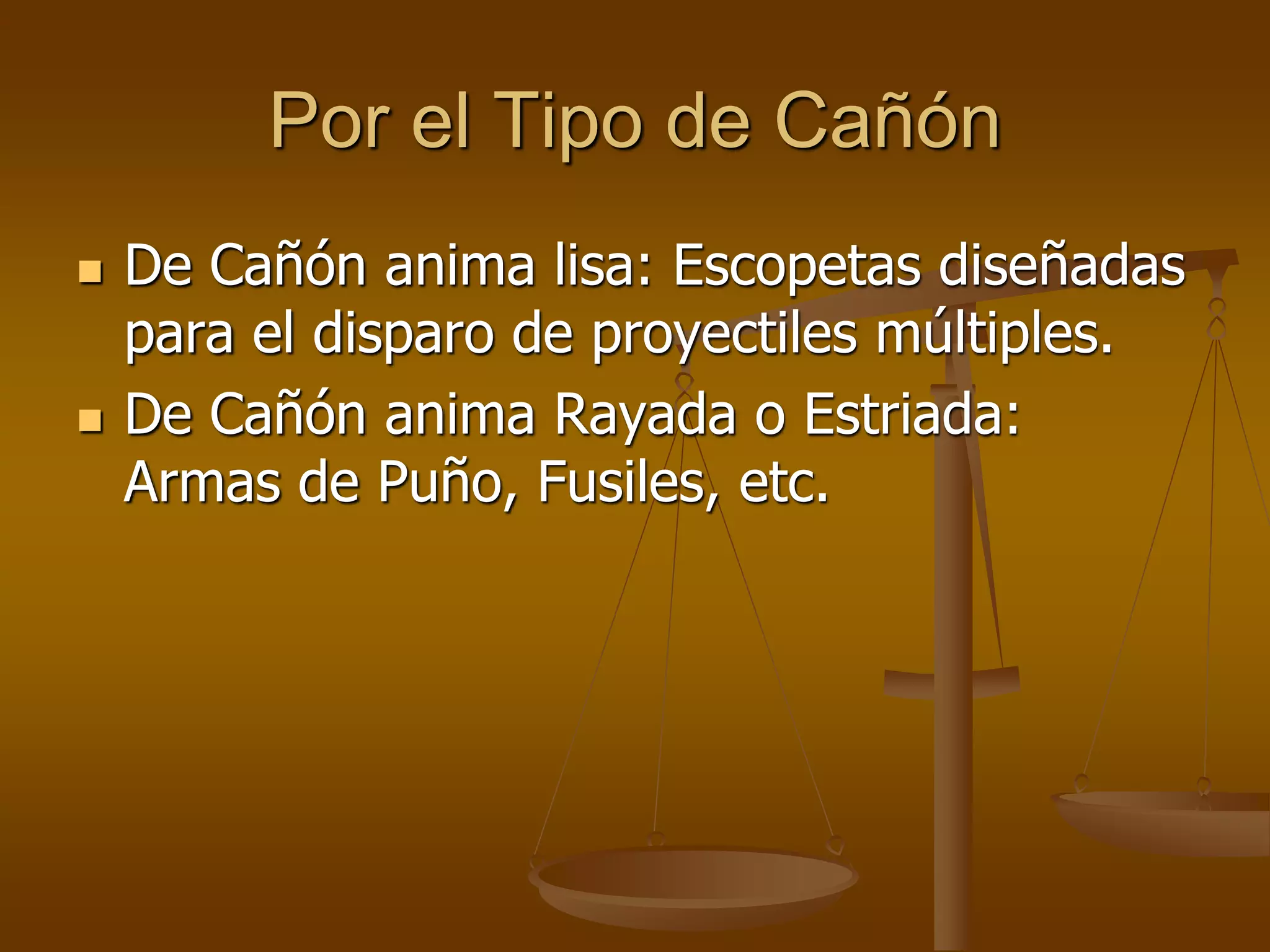 CLASIFICACION ARMAS.ppt