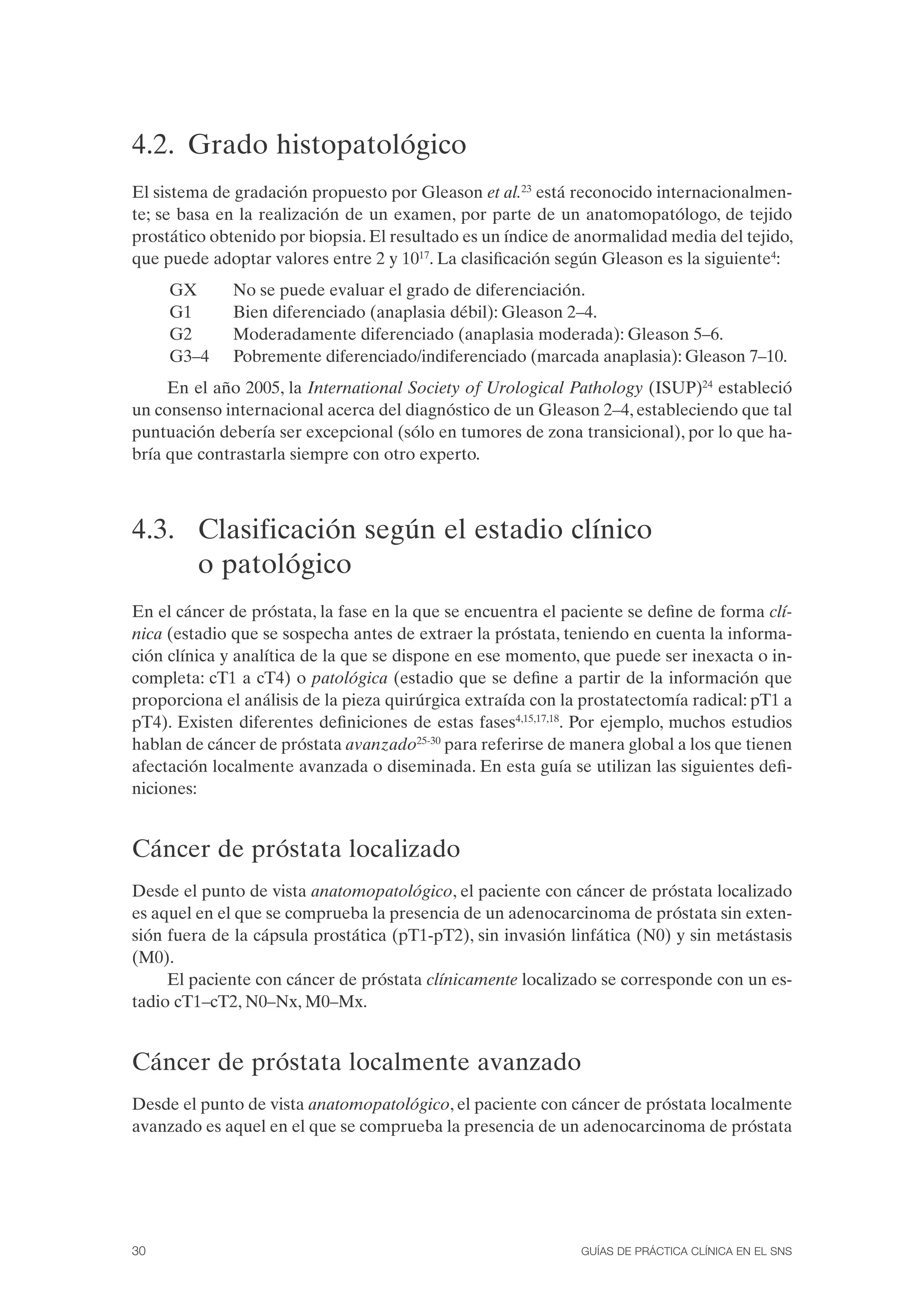 Clasificacion ca de prostata | PDF