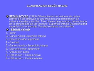 Clasificacion de caries dental | PPT