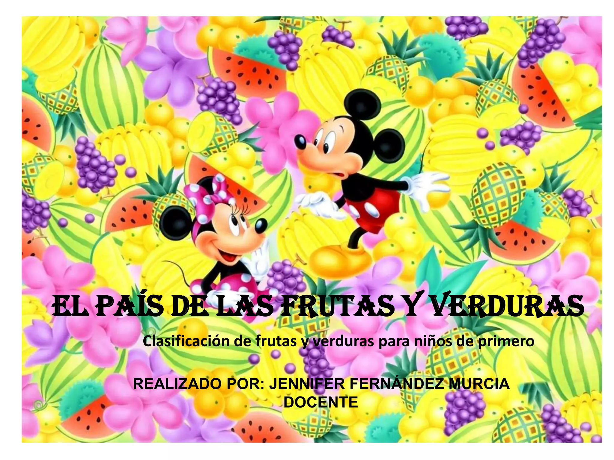 Clasificación De Frutas Y Verduras