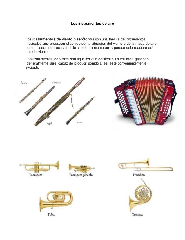 Clasificacion de instrumentosp