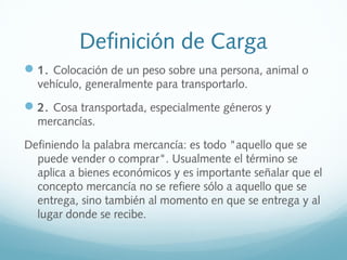 Clasificacion de la Carga, Marca y Rotulado | PPT