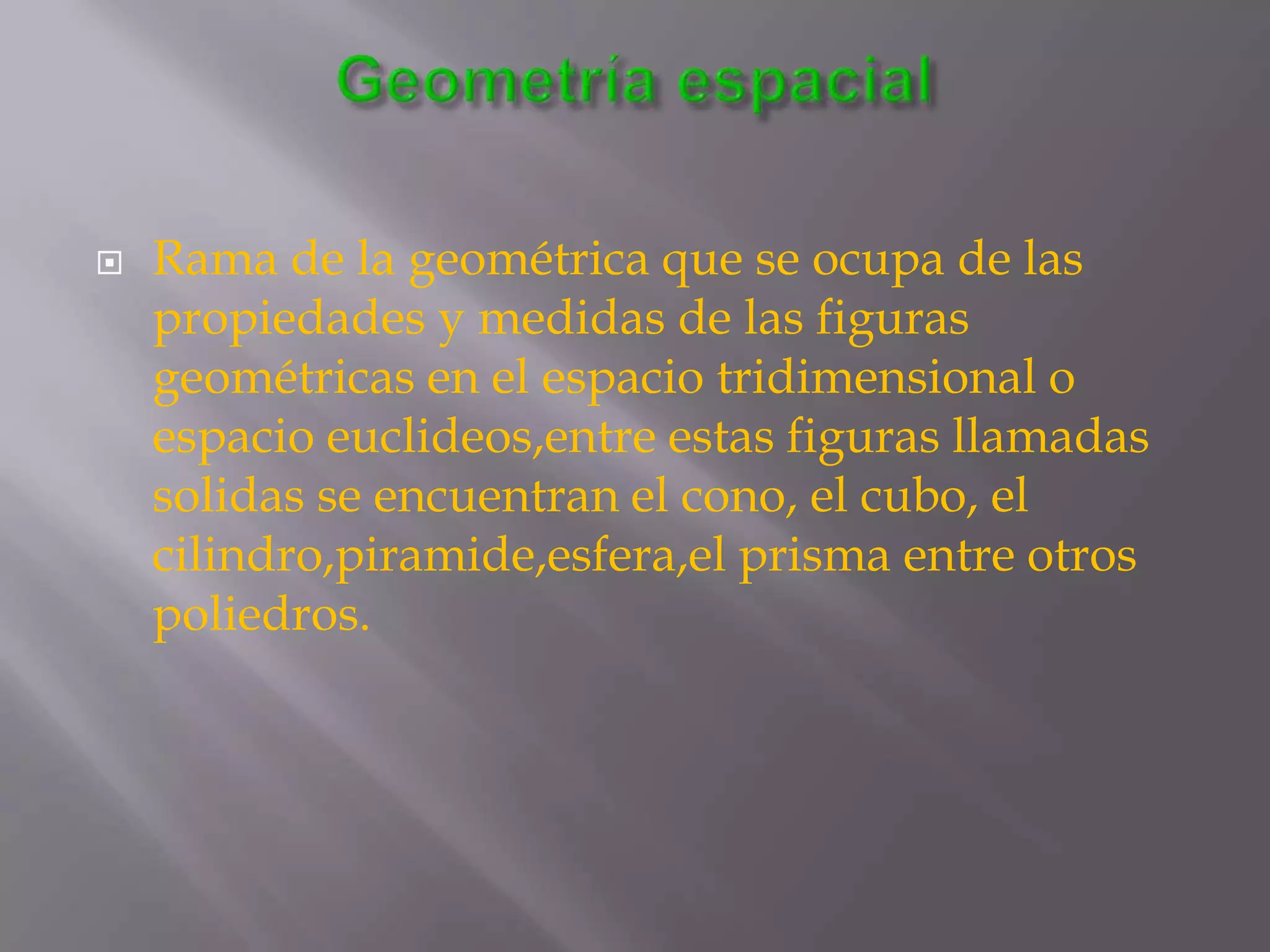 Clasificacion de la geometria | PPTX | Geography | Science
