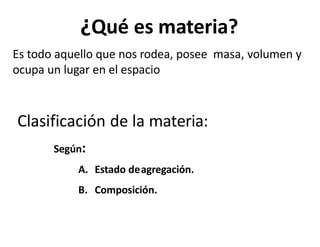 Clasificacion de la materia (1) | PDF