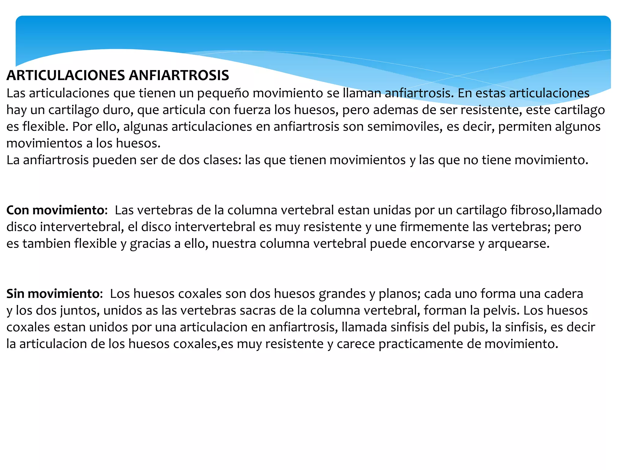 Clasificacion de las articulaciones sinoviales o diartrosis | PPTX