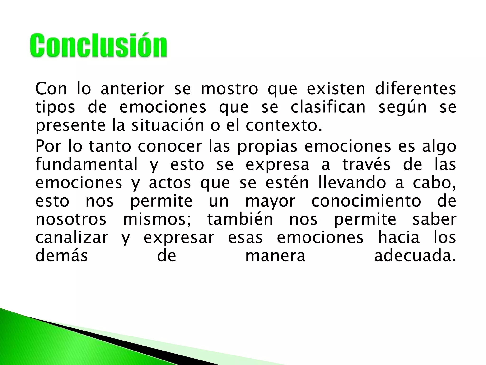 Clasificacion de las emociones | PPTX | Mental Health | Diseases and ...