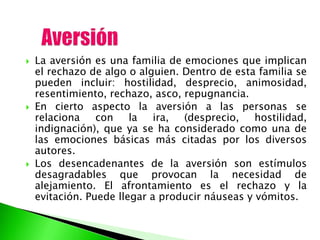 Clasificacion de las emociones | PPTX