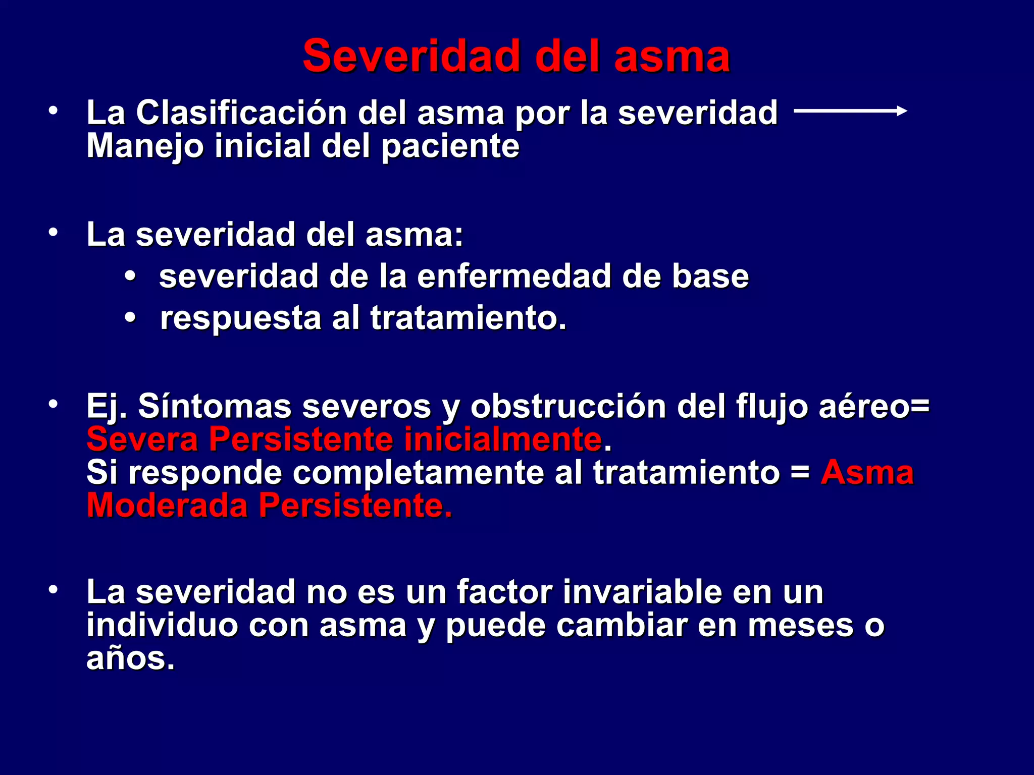 Clasificacion del asma bronquial | PPT