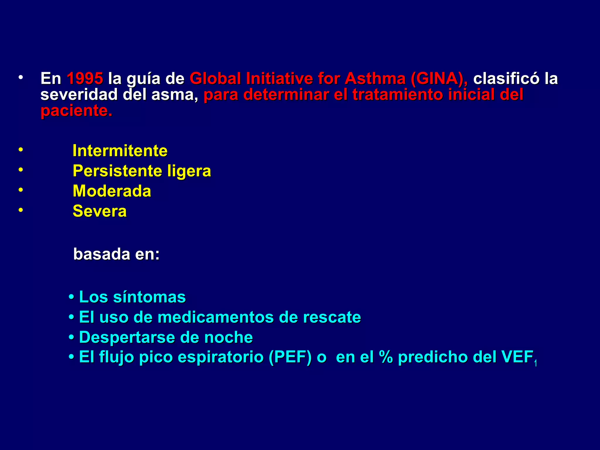 Clasificacion del asma bronquial | PPT