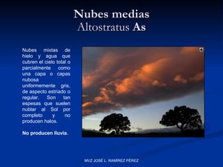 Clasificacion de las nubes | PPT
