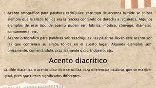 Clasificacion de las palabras segun su acento.pptx