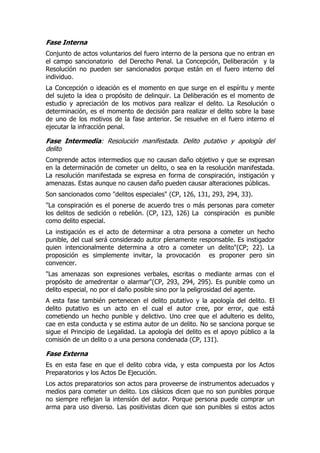 Clasificacion del delito | PDF
