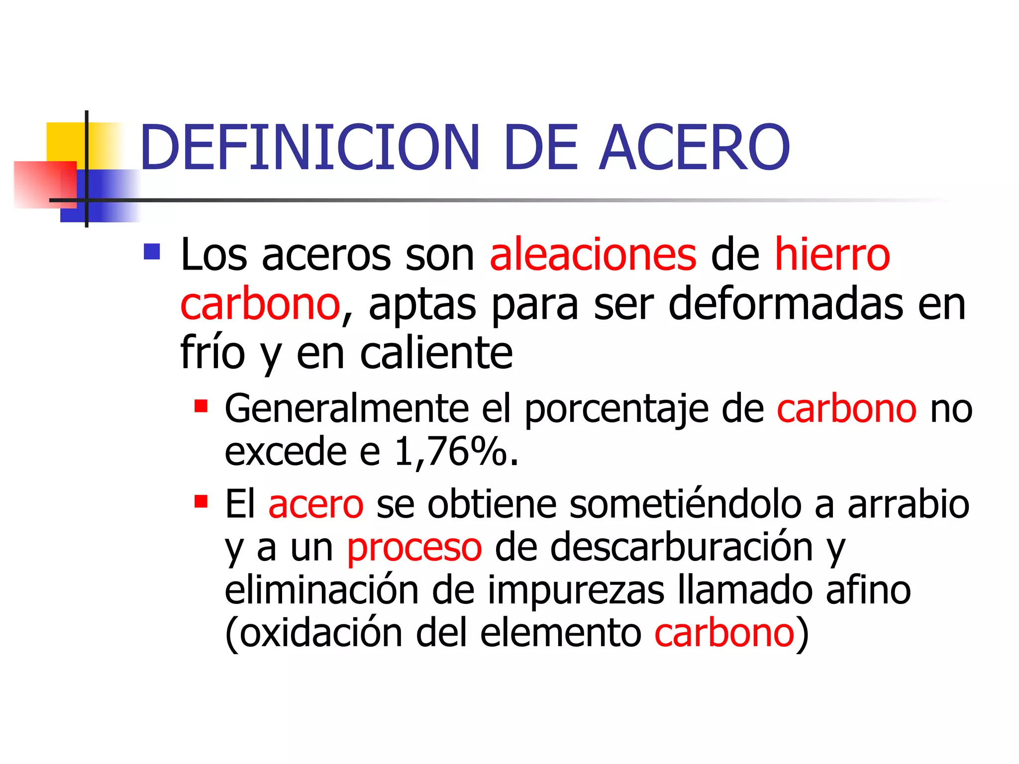 Clasificacion de los aceros | PPT