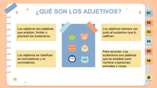 CLASIFICACION DE LOS ADJETIVOS-BETHZY OJEDA.pptx