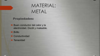 Clasificacion de los materiales | PPTX