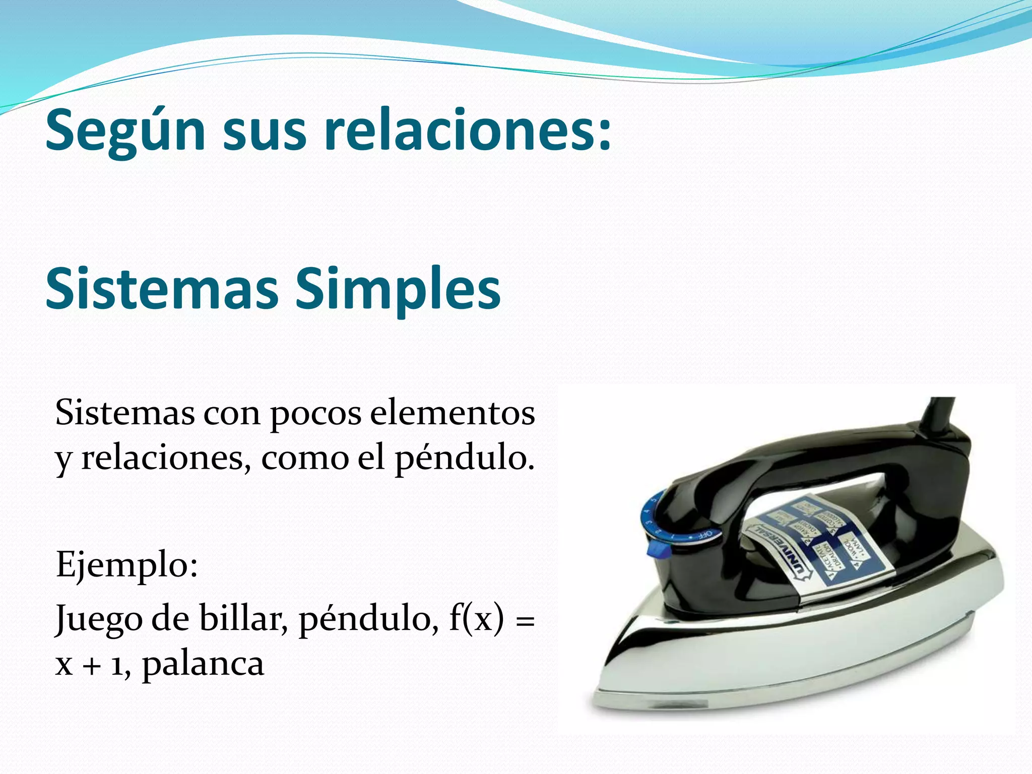 Clasificacion de los sistemas | PPTX