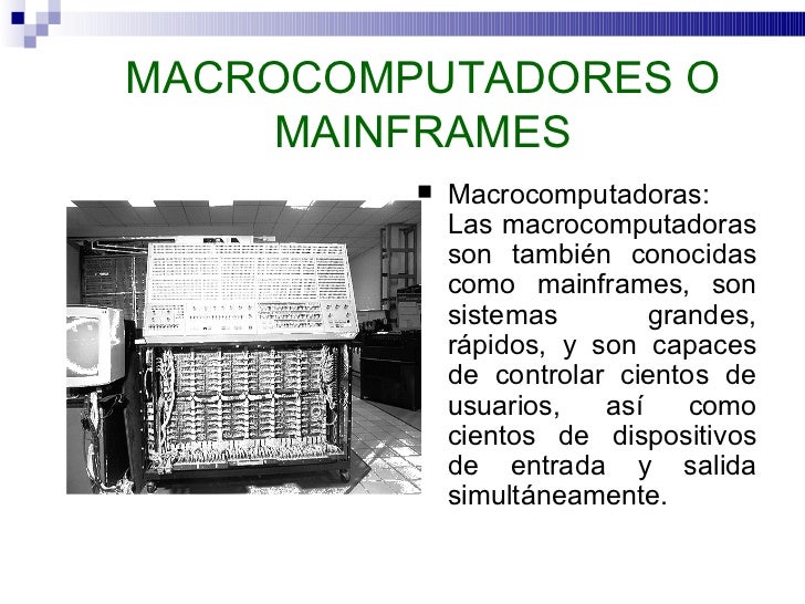 Sistema De Computadoras Y Su Clasificacion