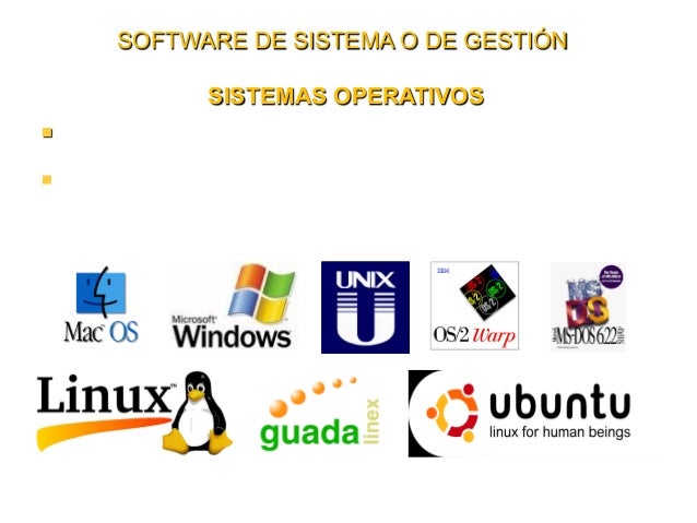 Clasificación del software