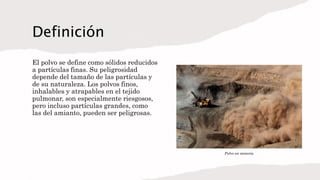 Clasificacion de polvos por su toxicidad.pptx