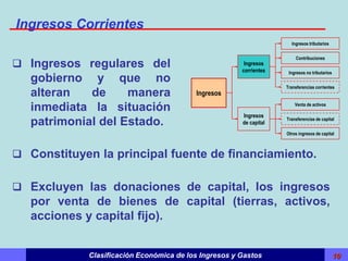 CLASIFICACION ECONOMICA INGRESOS Y GASTOS.ppt