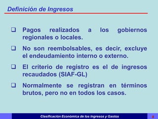 CLASIFICACION ECONOMICA INGRESOS Y GASTOS.ppt