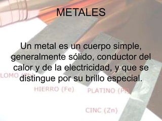 Clasificacion quimica de los materiales y sus propiedades | PPTX