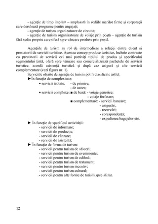 Clasificarea agentiilor de turism | PDF