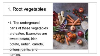 Horticulture Classification of vegetables.pptx | Gardening | Home & Garden