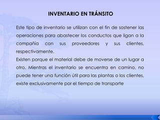 Clasif inventarios | PPTX