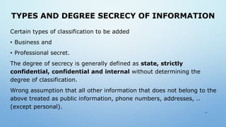 Clasify information in education field | PPT