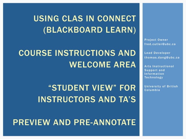 Embed CLAS in Blackboard Learn (Connect) | PDF | Internet | Computing