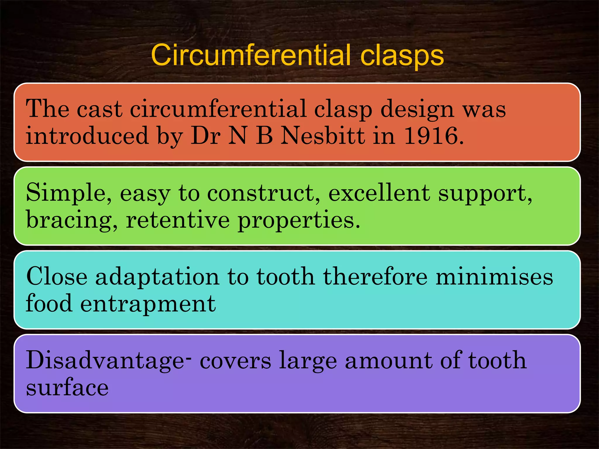 Clasp Designs - Dr. devi | PPTX