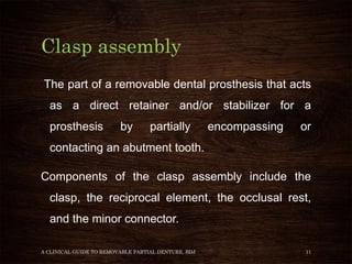 Clasp Designs - Dr. devi | PPTX