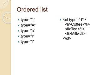 HTML 5 Basics Part Two | PPT