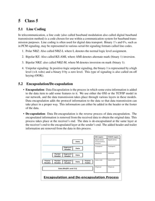 Data Communication Class Note | PDF