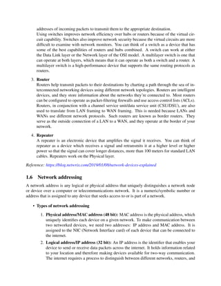 Data Communication Class Note | PDF