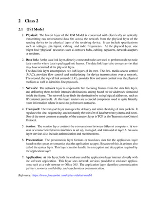 Data Communication Class Note | PDF