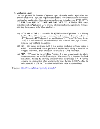 Data Communication Class Note | PDF