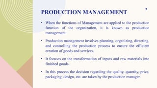 Class-1.pptx Production and operation Management- Introduction | PPTX