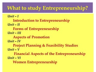 Class 1-introduction to entrepreneurship | PPT