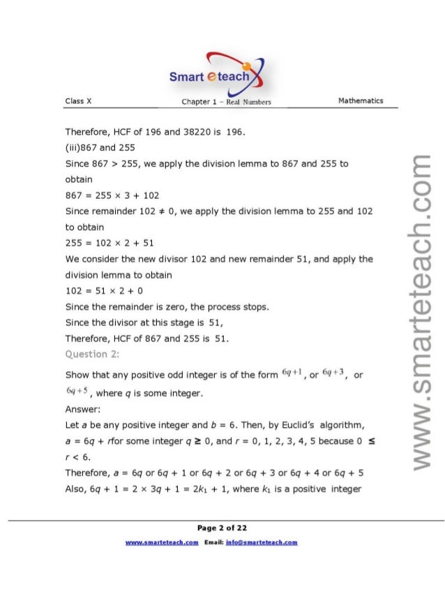 NCERT Question Paper Class 10 mathematics solutions chapter 1 ncert-question-paper-class-10-mathematics-solutions-chapter-1
