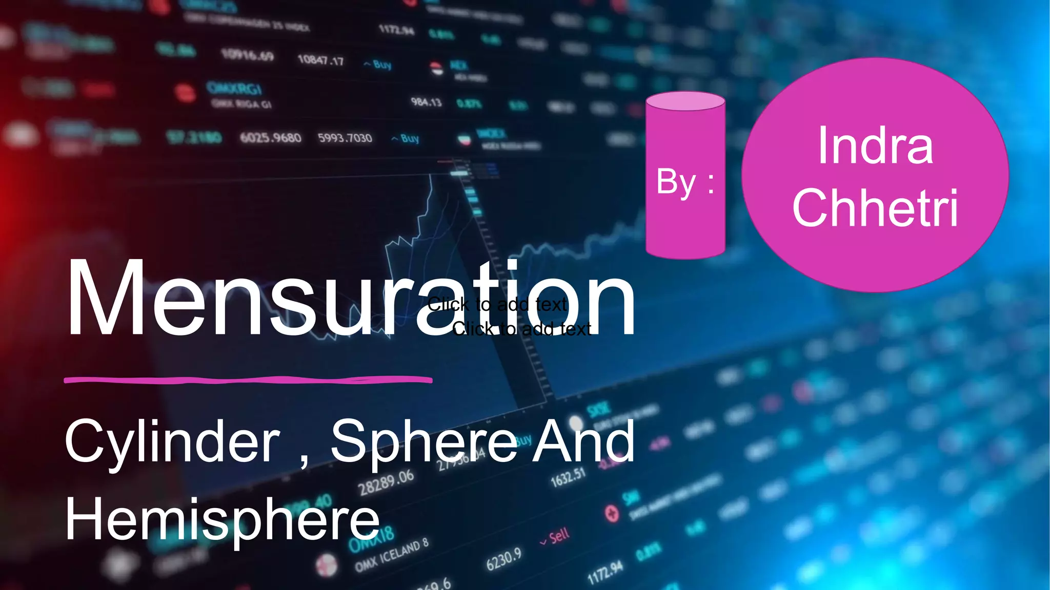 Class 10 Cylinder, Sphere And Hemisphere | PPTX