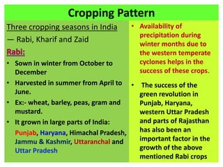 Class 10, social science geography , chapter-4 agriculture ppt or slide ...