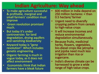 Class 10, social science geography , chapter-4 agriculture ppt or slide ...