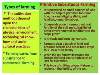 Class 10, social science geography , chapter-4 agriculture ppt or slide ...